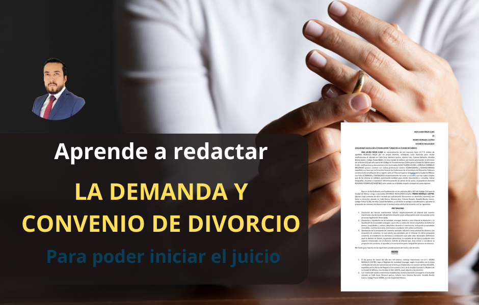 Solicitud de divorcio y propuesta de convenio. – Academia abogados de exito